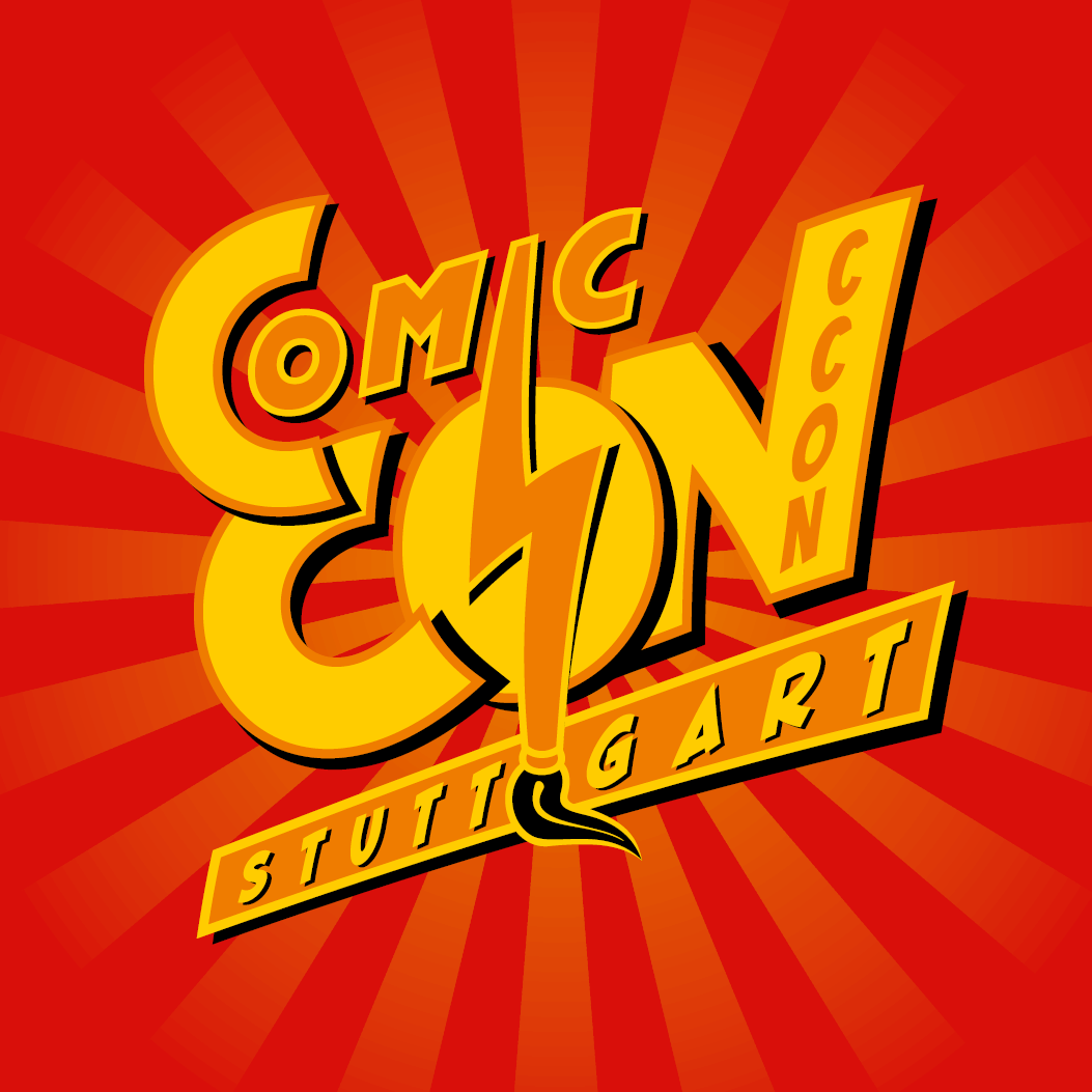 comic con logo template