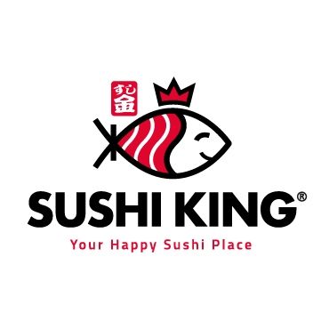 sushi king logo vector
