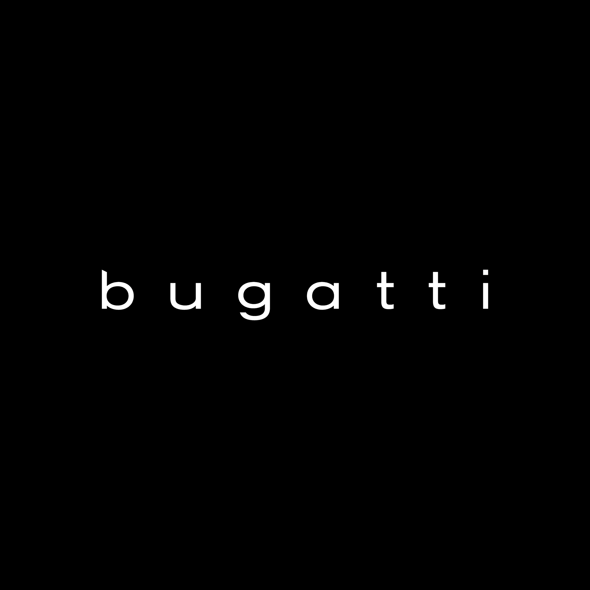bugatti logo black background