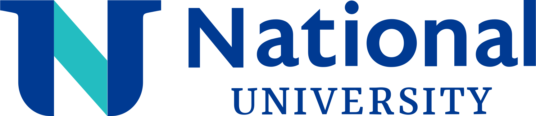 National University's logos