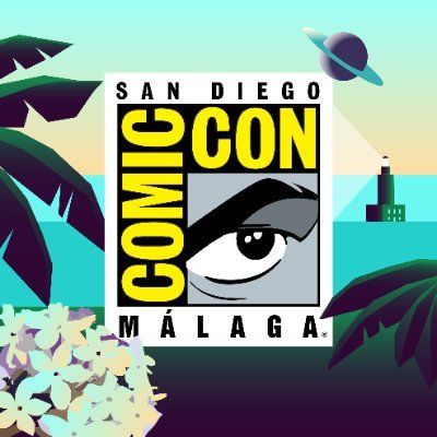comic con logo vector