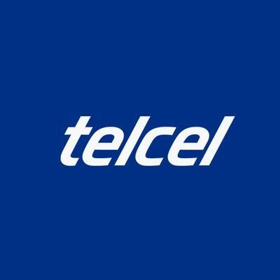 telcel logo white