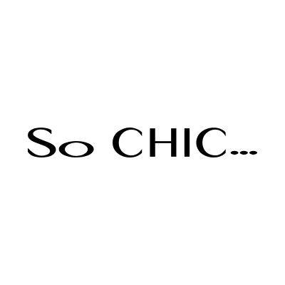 So CHIC... Logo & Brand Assets (SVG, PNG and vector) - Brandfetch