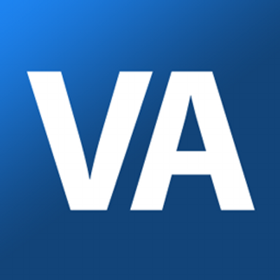 va logo font