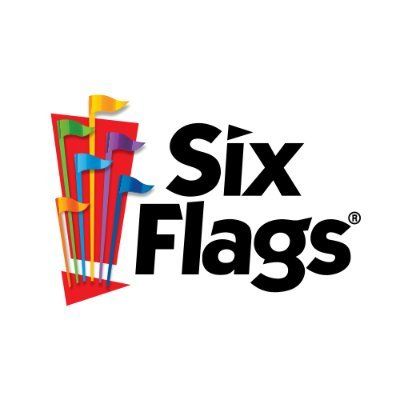 six flags logo drawing